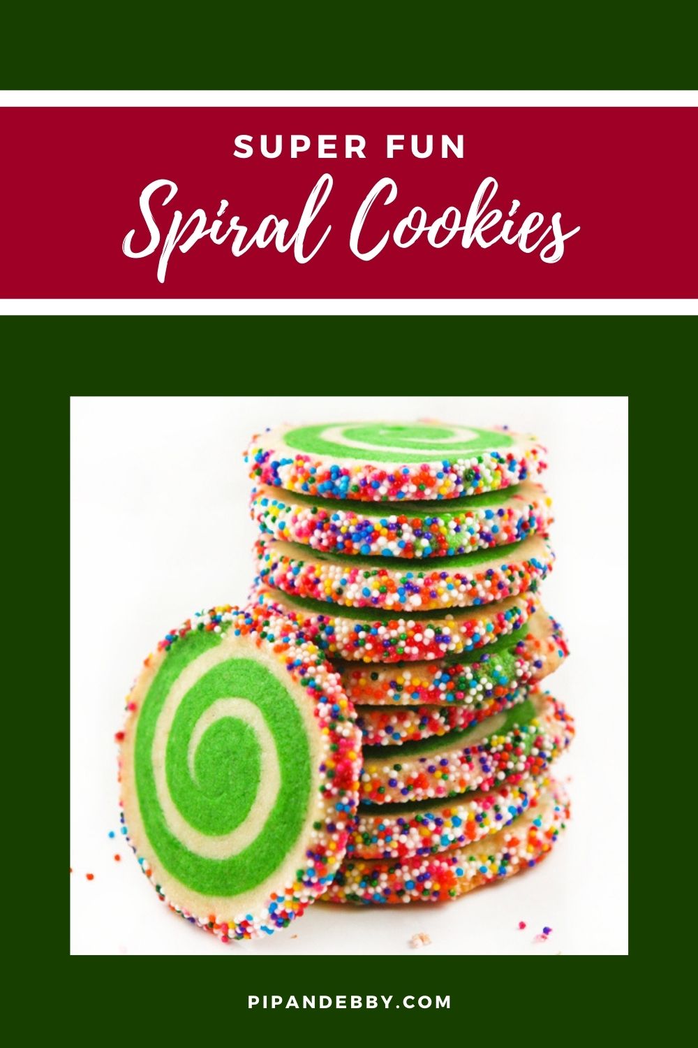 Spiral Cookies - the Most Fun Cookie You'll Meet! - Pip and Ebby