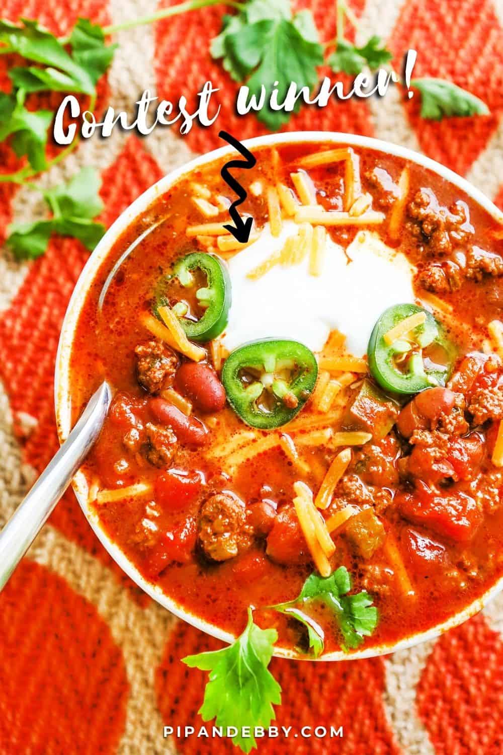Best Chili Recipe Ever! - Pip and Ebby