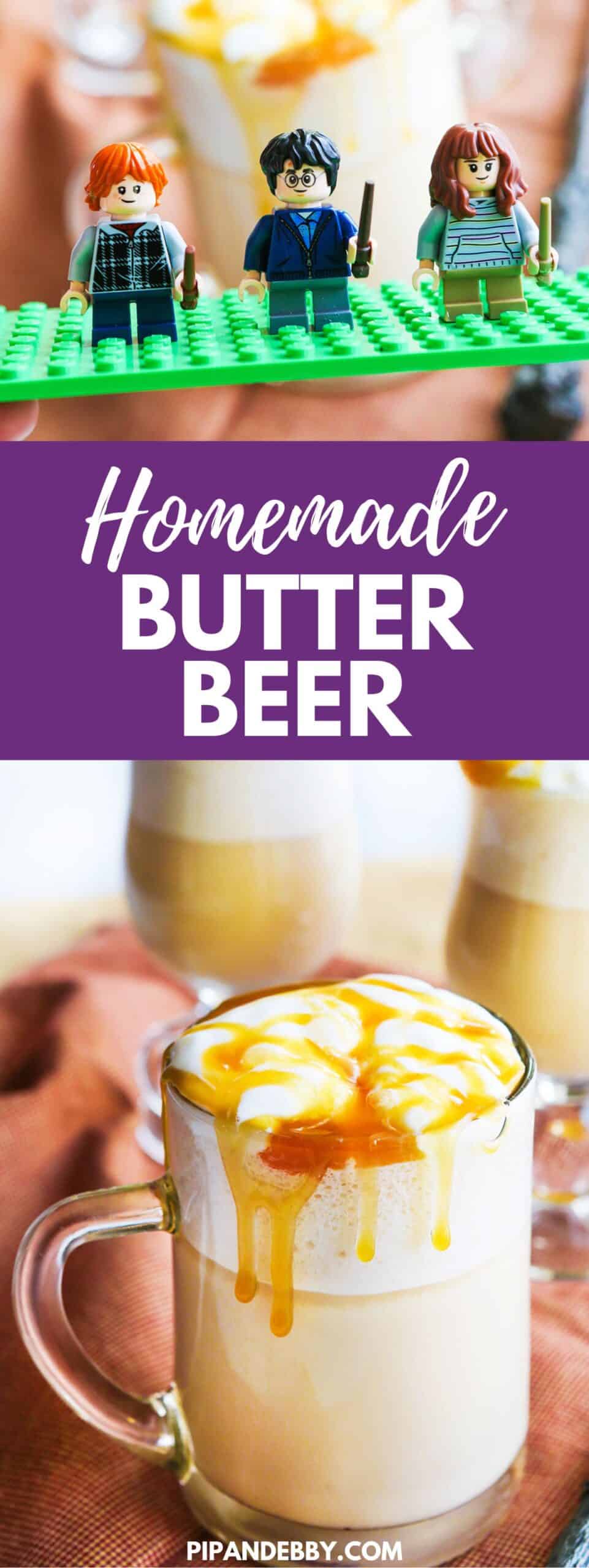 Harry Potter Butterbeer Recipe - Universal Studios - Pip and Ebby