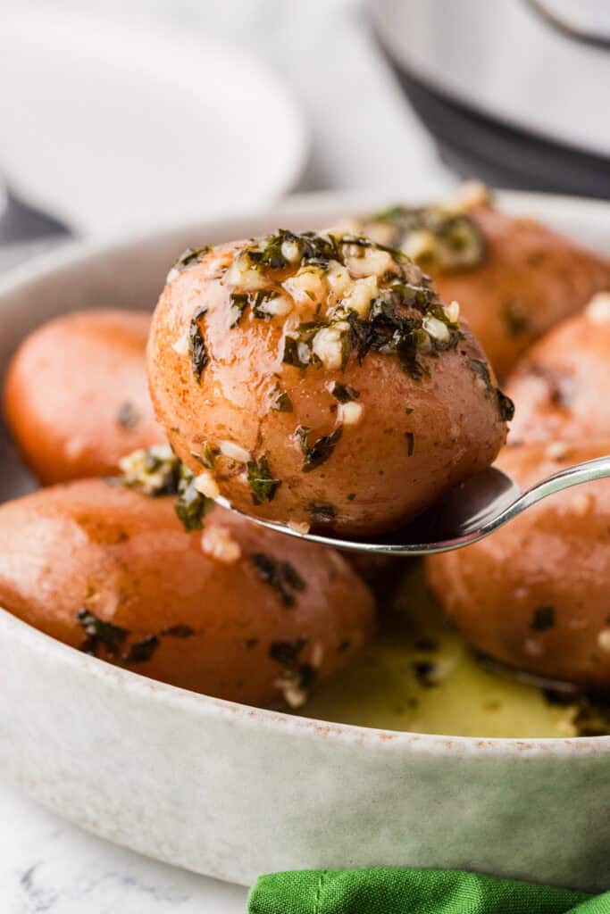 Instant Pot Red Potatoes - Most delicious side! - Pip and Ebby