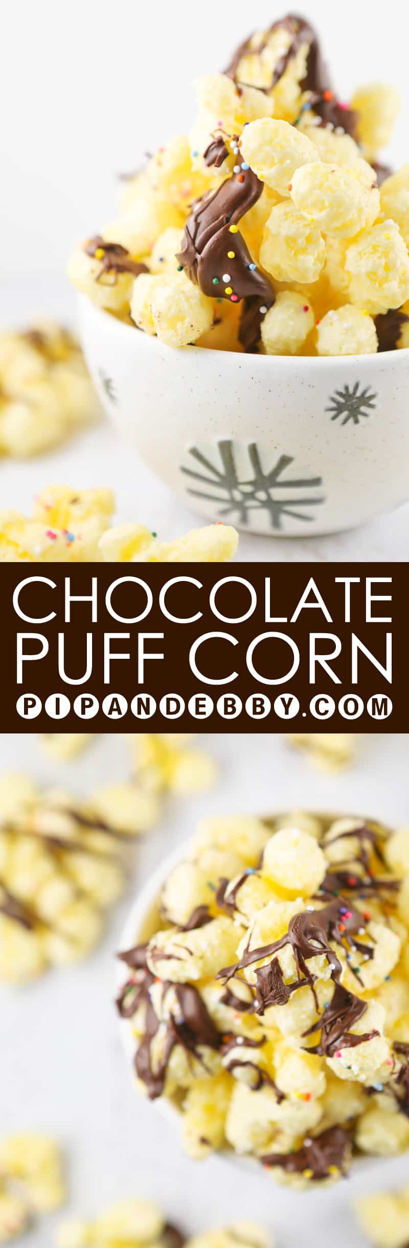 Double Chocolate Puff Corn - Pip and Ebby by Megan Porta