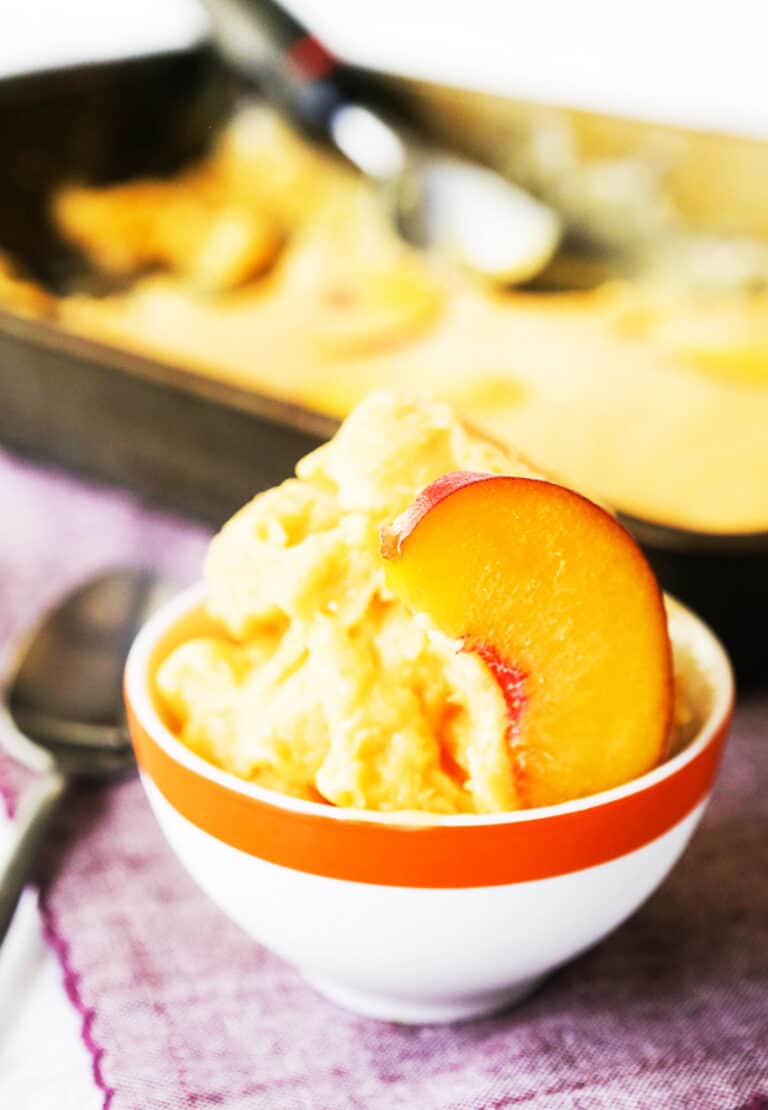 Frozen Peach Yogurt Great Healthy Snack Pip And Ebby