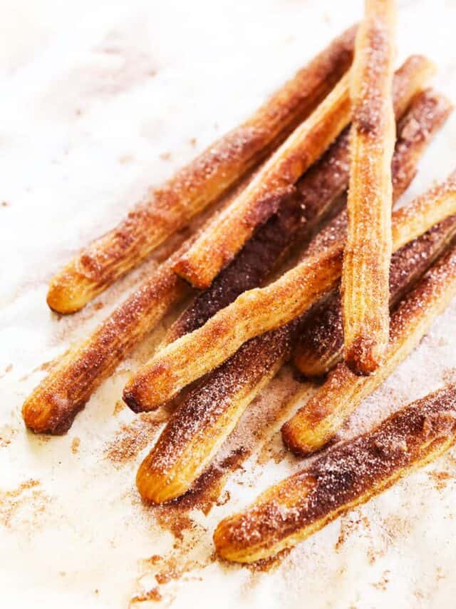 Baked Churros, A Healthier Version of the Popular Treat - Pip and Ebby