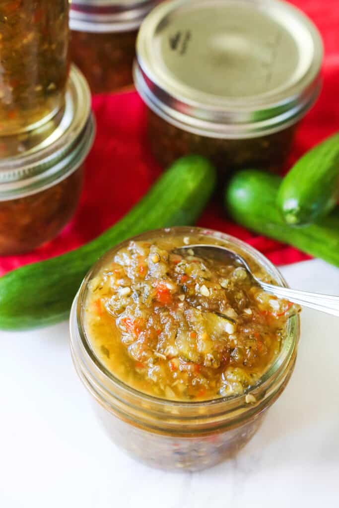 Pickle Relish Recipe - Use up those cukes! - Pip and Ebby