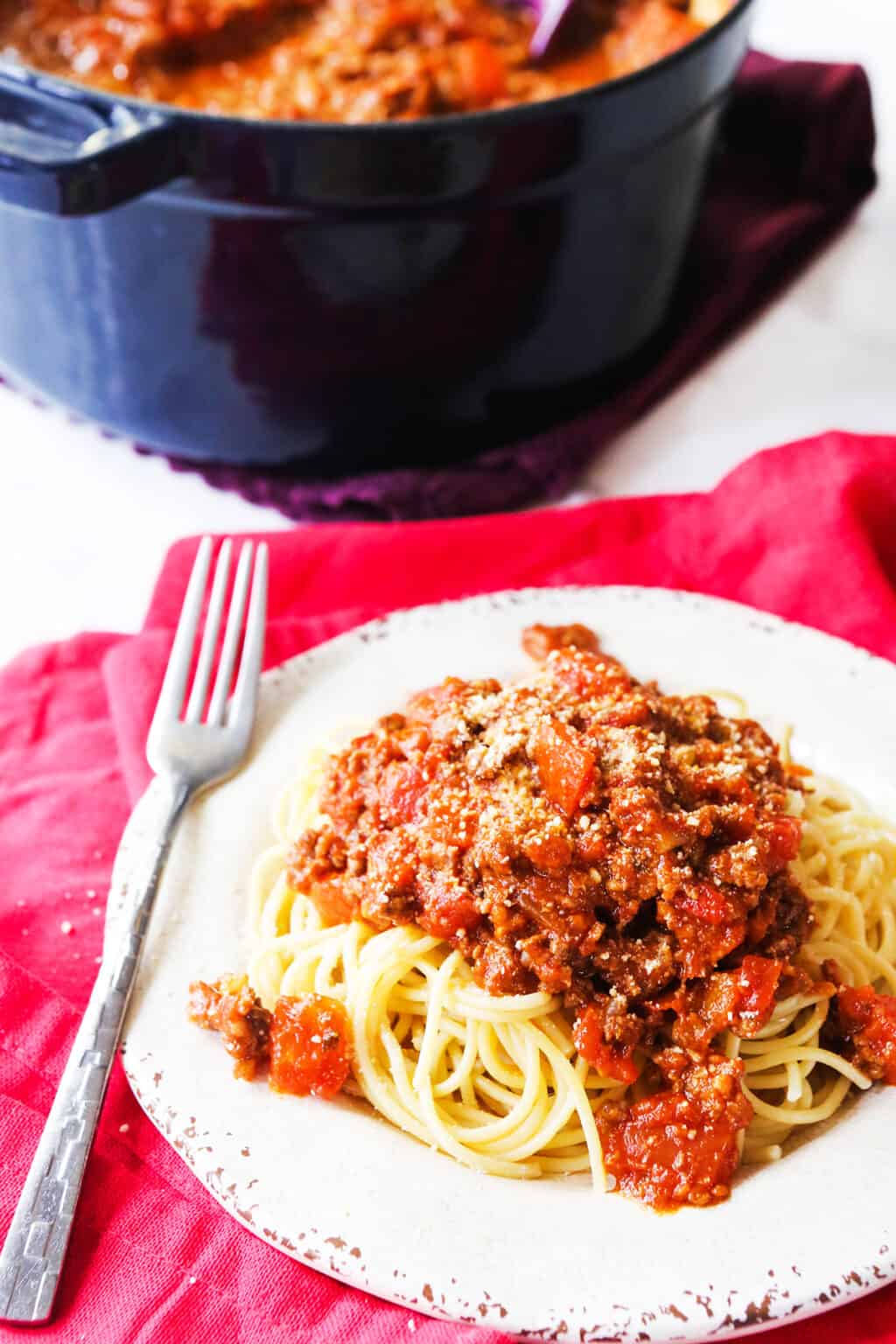 Spaghetti Sauce Recipe With Fresh Tomatoes - Pip and Ebby