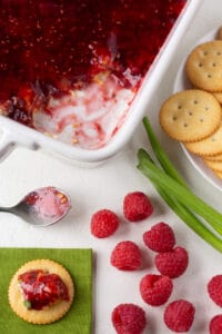 Raspberry Dip - 5-minute party food! - Pip and Ebby