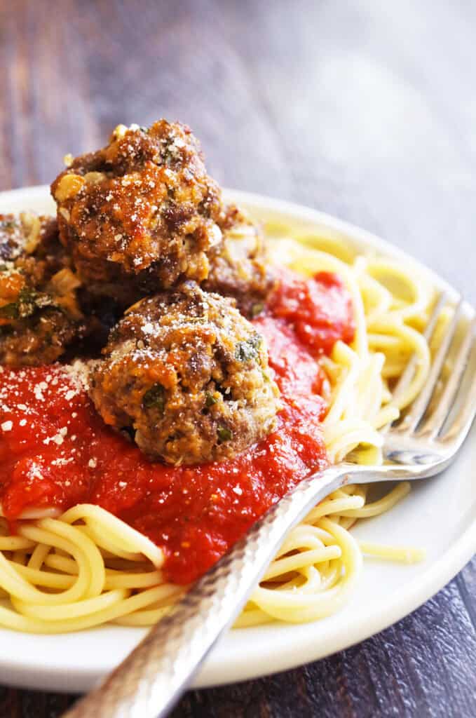 Meatballs with Ritz Crackers - Done in 30! - Pip and Ebby