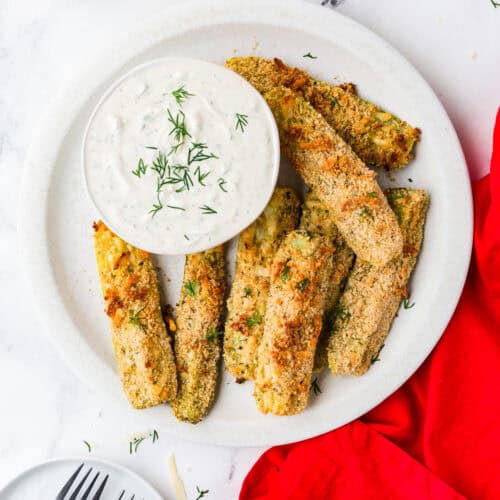 5-Ingredient Dill Pickle Fries - Minimal prep! - Pip and Ebby