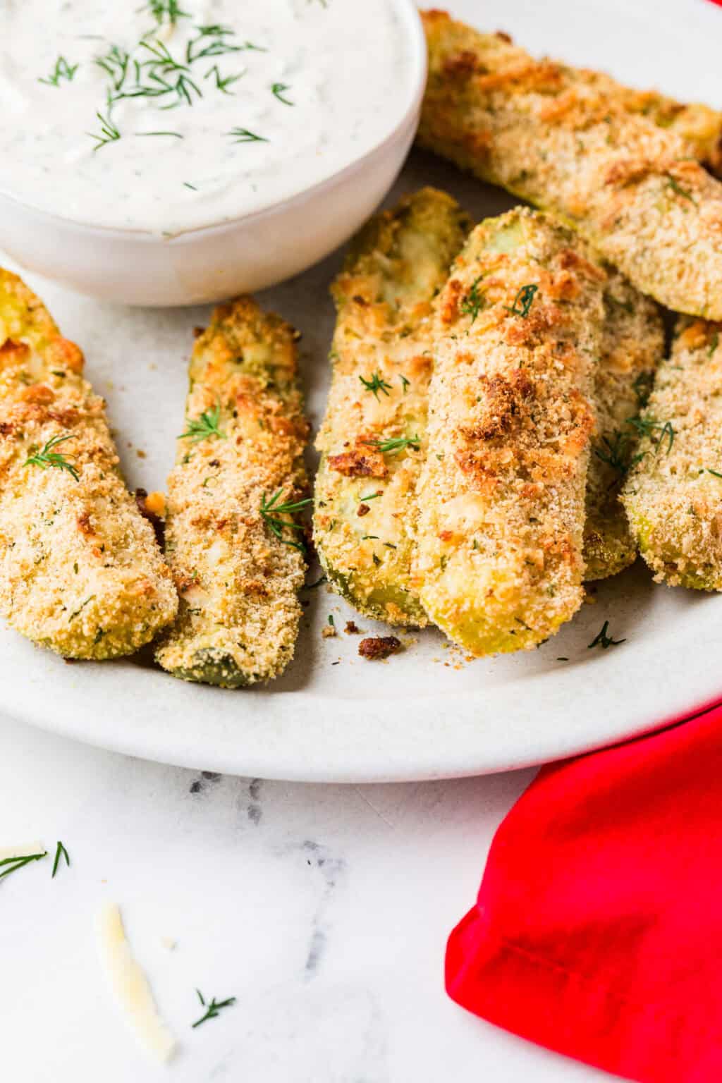 5-Ingredient Dill Pickle Fries - Minimal prep! - Pip and Ebby