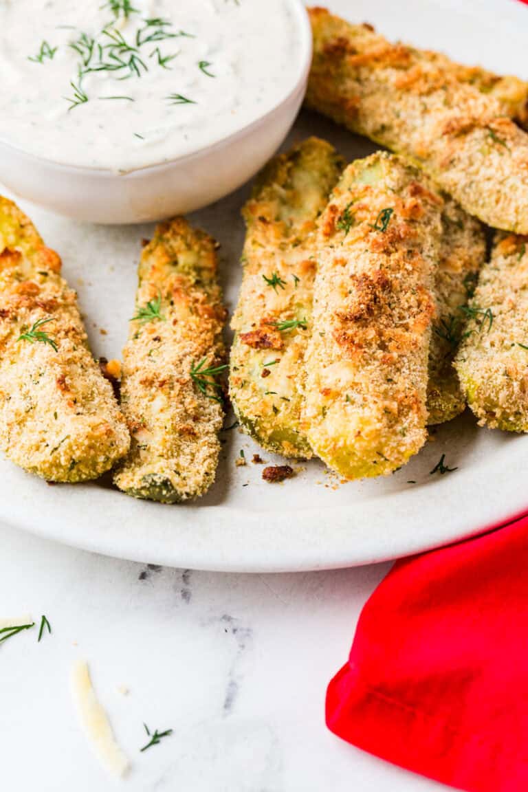 5-Ingredient Dill Pickle Fries - Minimal prep! - Pip and Ebby