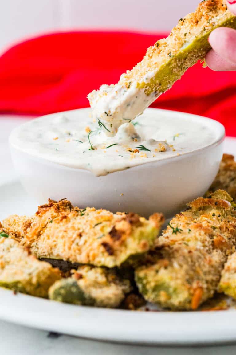 5-Ingredient Dill Pickle Fries - Minimal prep! - Pip and Ebby