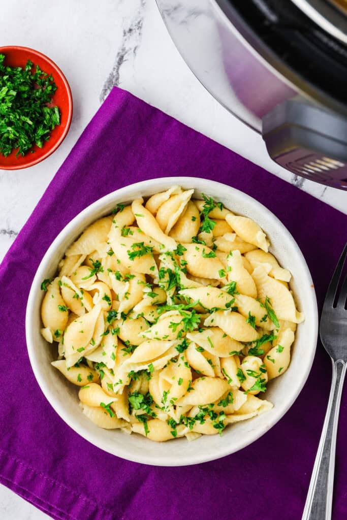 How to Cook Pasta in the Instant Pot - 2 methods! - Pip and Ebby